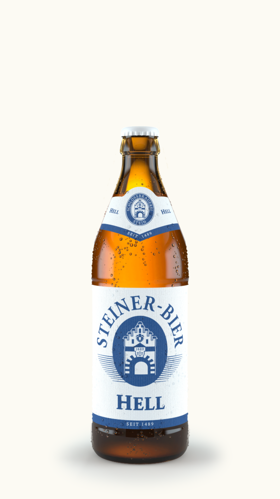 Steiner Hell - Steiner Bier - Schlossbrauerei Stein